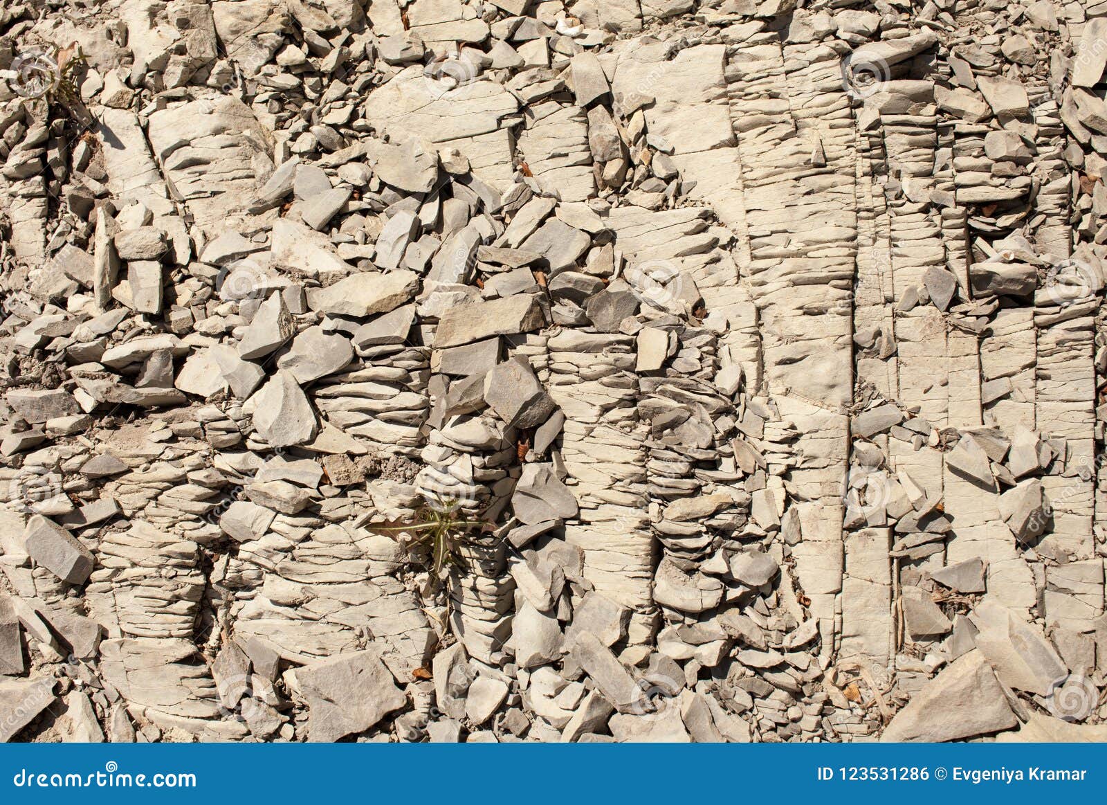 Texture of Layered Stone in Mountainous Terrain Stock Photo - Image of ...