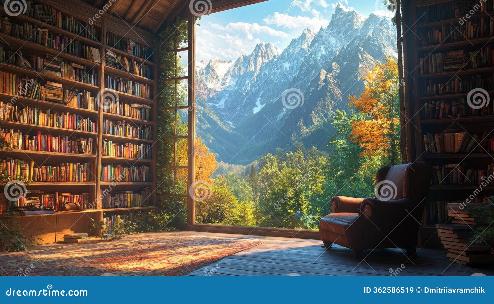 Background Image for a Virtual Study Room with Windows, Suitable for ...