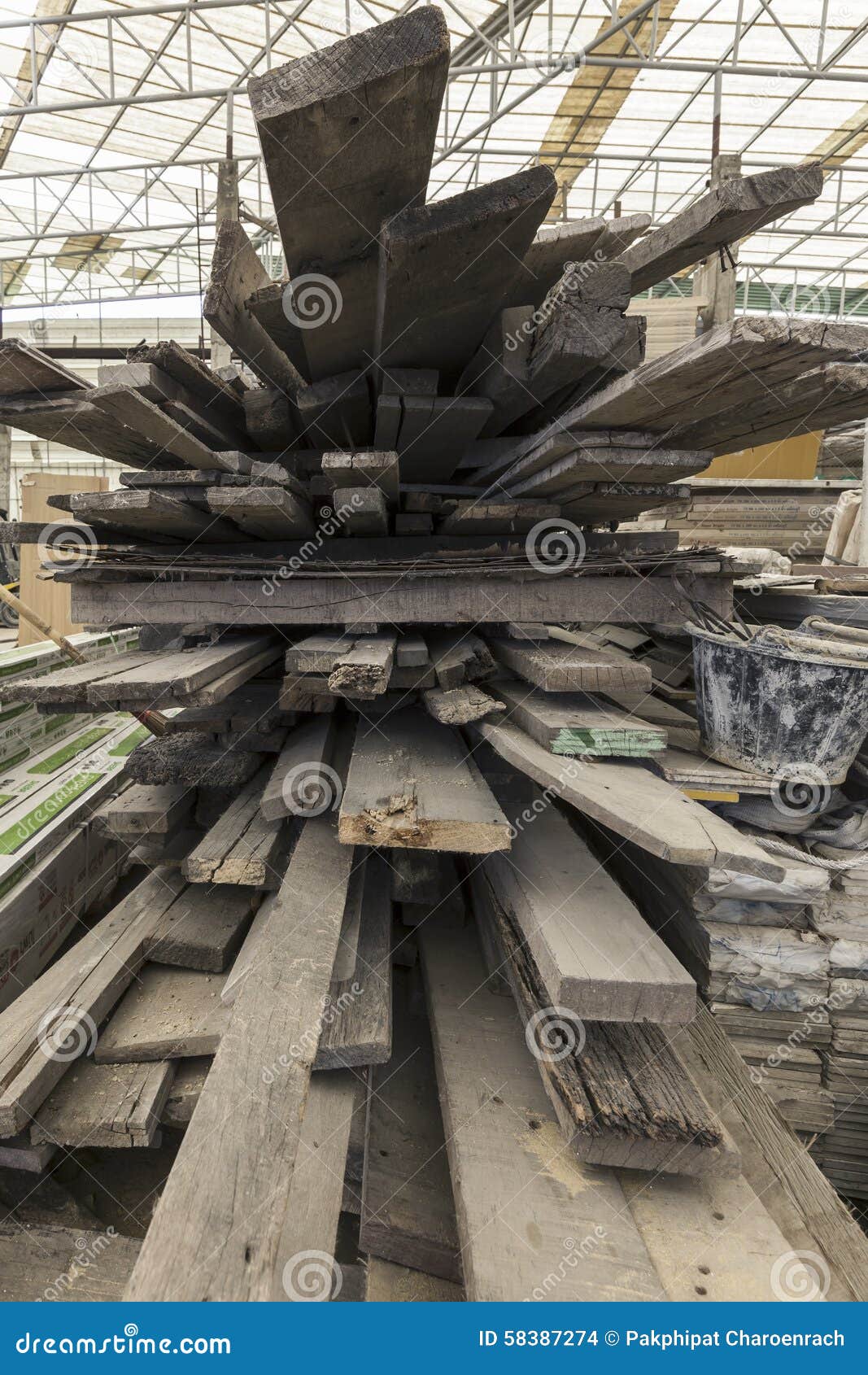 Background Image - Warehouse Construction Materials Building. Stock ...