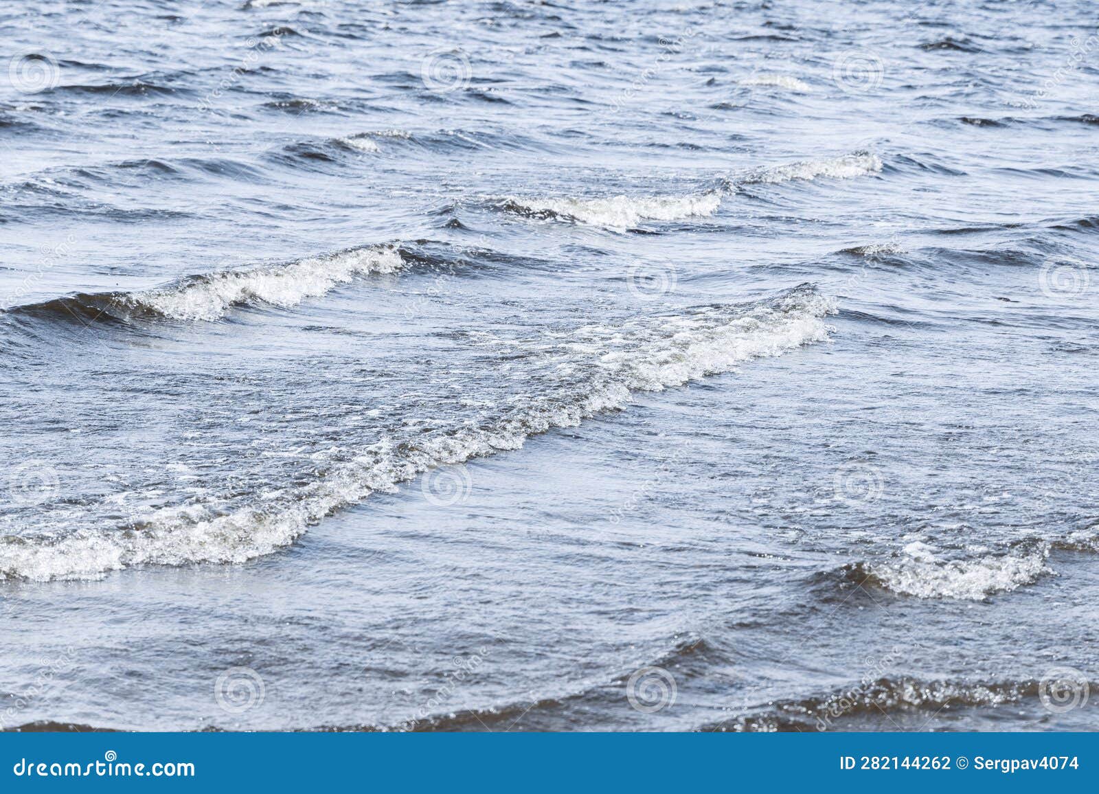 Waves Incoming on the Shore Stock Photo - Image of wave, copy: 282144262