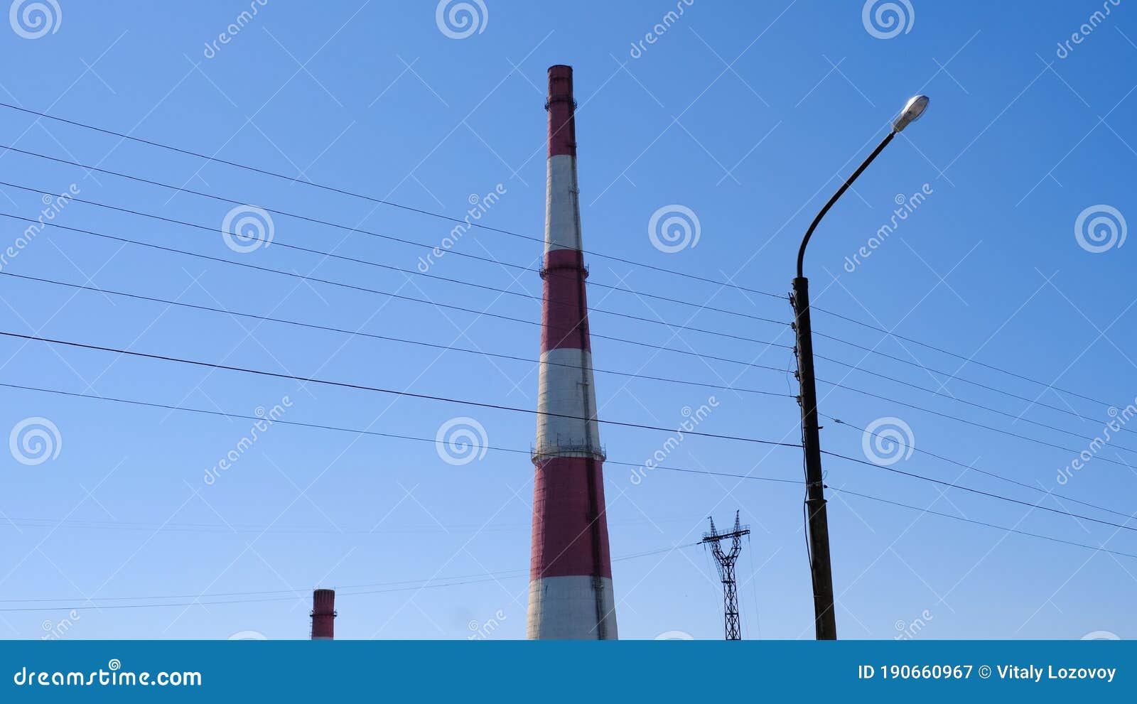 Electric Pole with Wires in the Countryside Stock Image - Image of ...