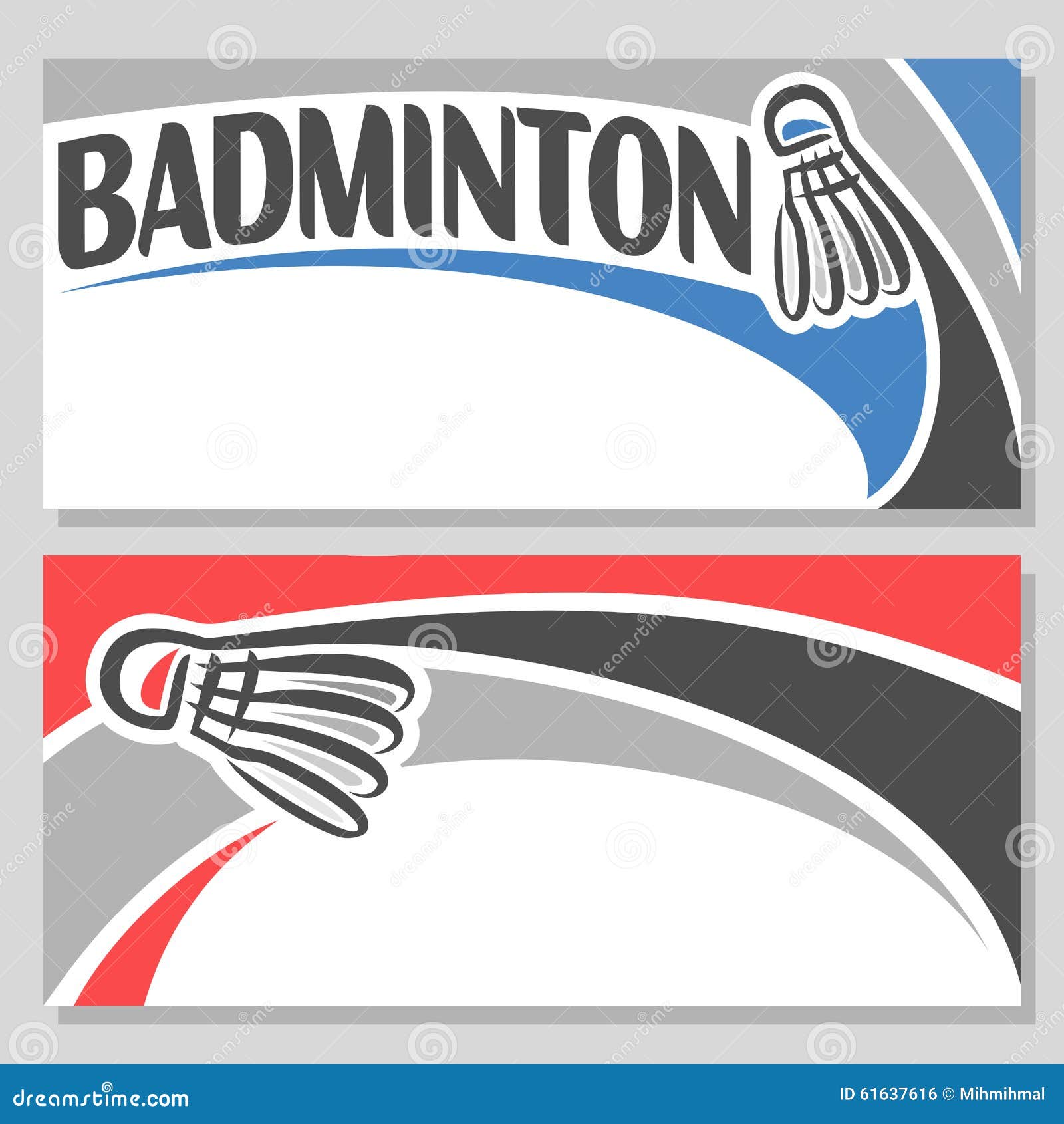 Background Images for Text on the Theme of Badminton Stock Vector ...