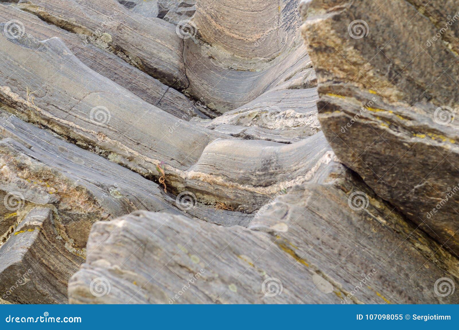 Background of an Interesting Layered Stone. Stock Image - Image of ...