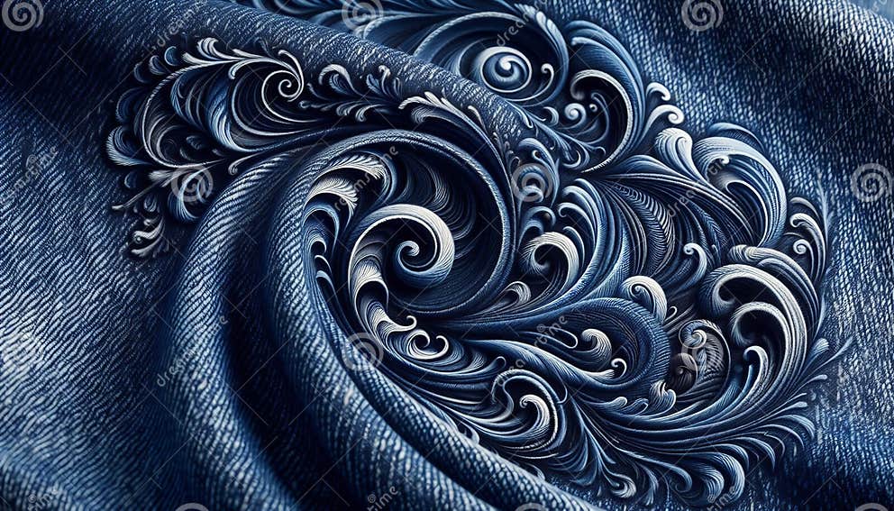 Background, an Intricate Design of Swirling Patterns and Textures on ...