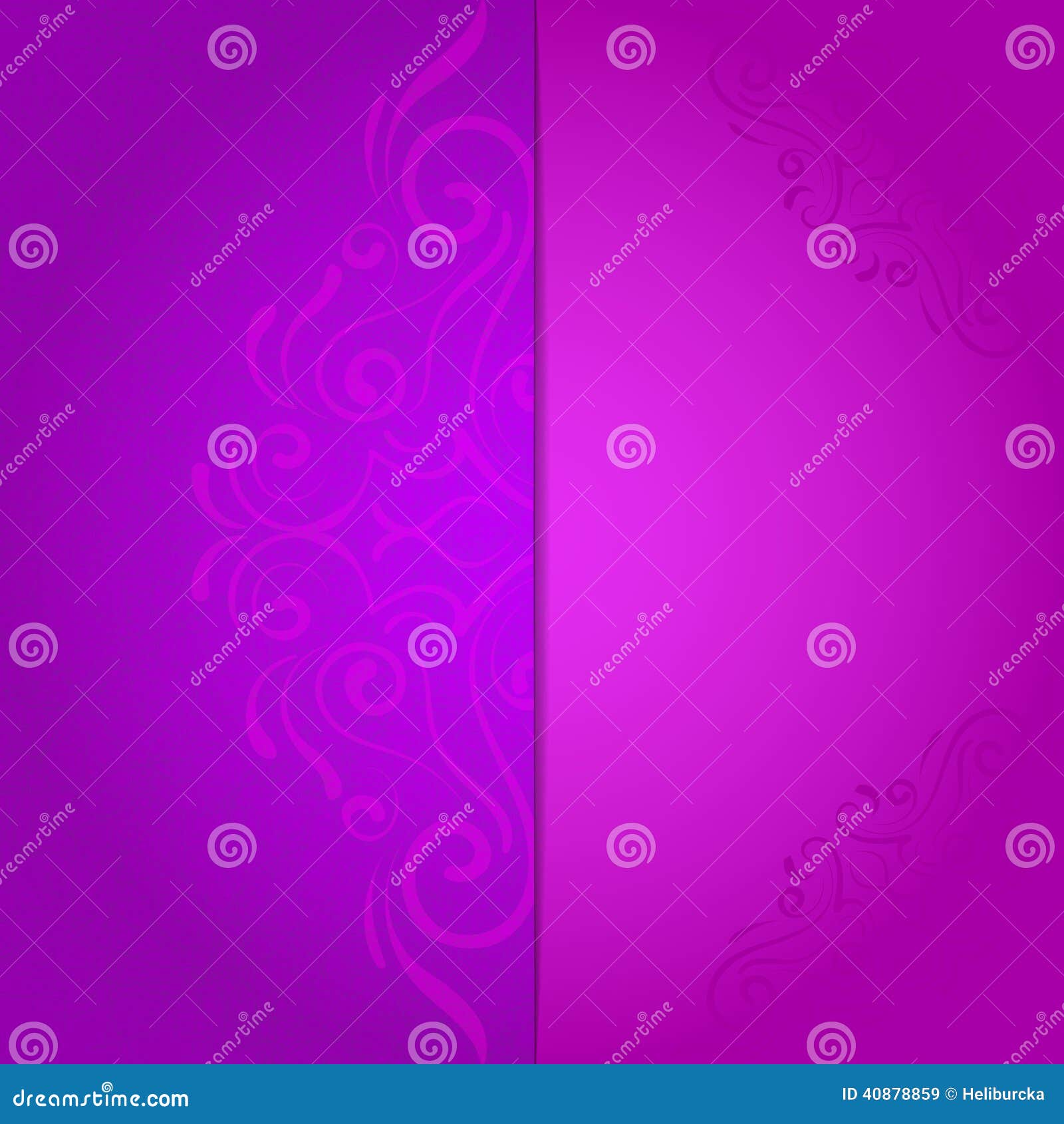 Background for Invitation with Violet Floral Stock Vector ...
