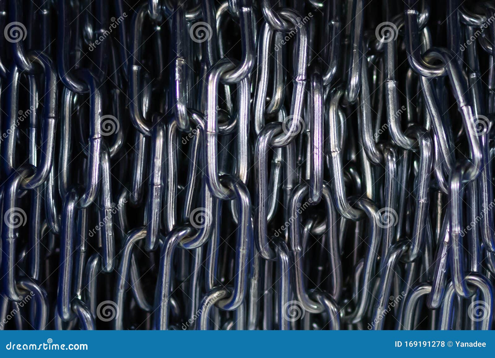 Background Iron Chain Links Connected Stock Photo - Image of links ...