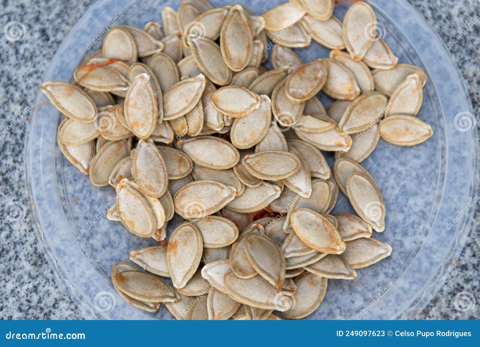 Background of Isolated Peeled Pumpkin Seed Kernel in the Sun Stock ...