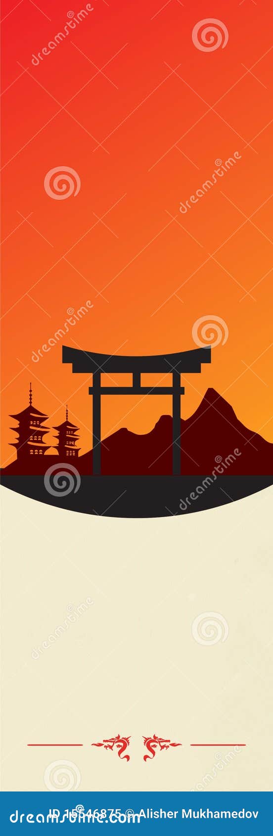 Background japan template stock illustration. Illustration of graphic ...