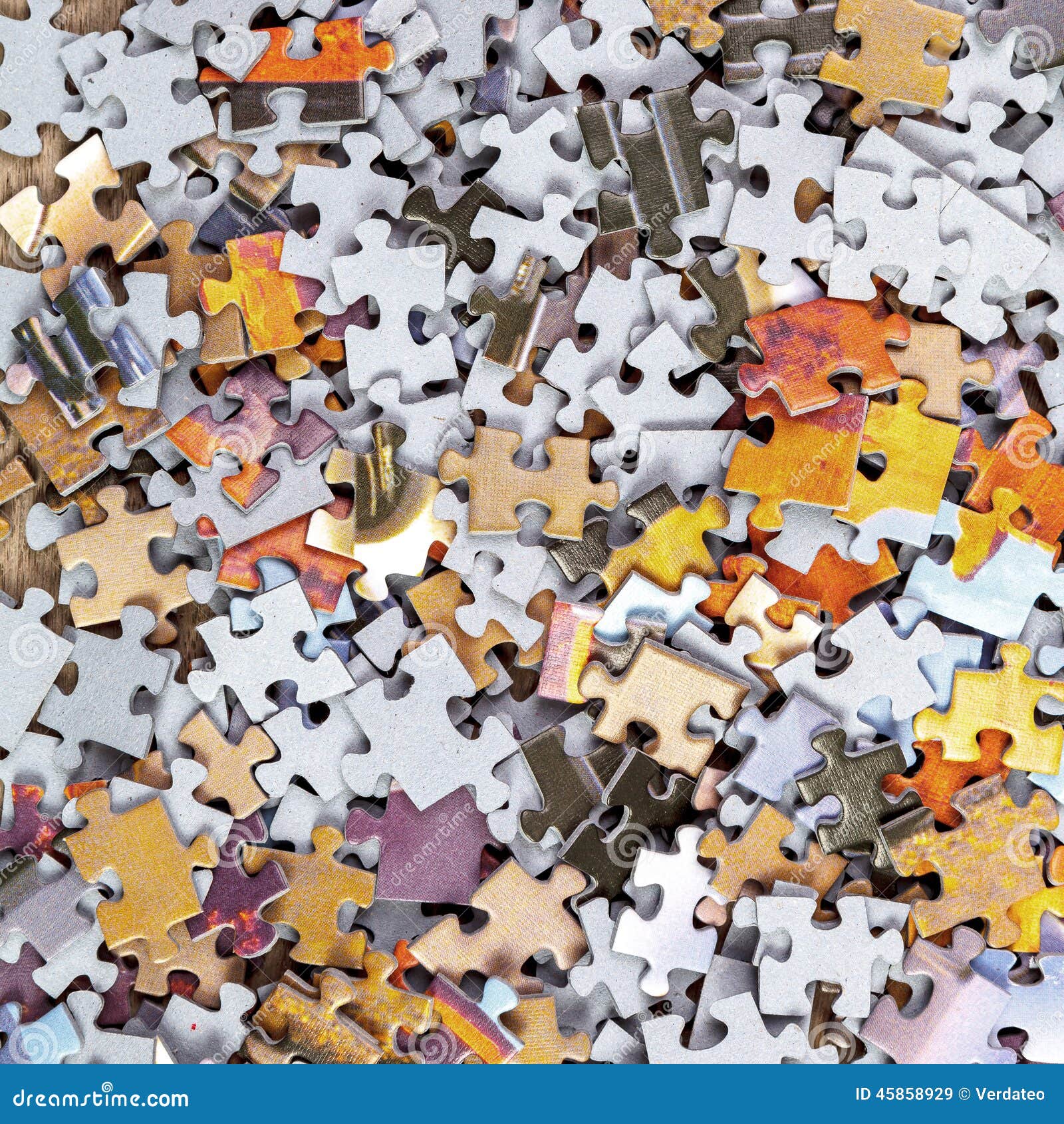 Background of Jigsaw Puzzle Pieces Stock Image - Image of pile, idea ...