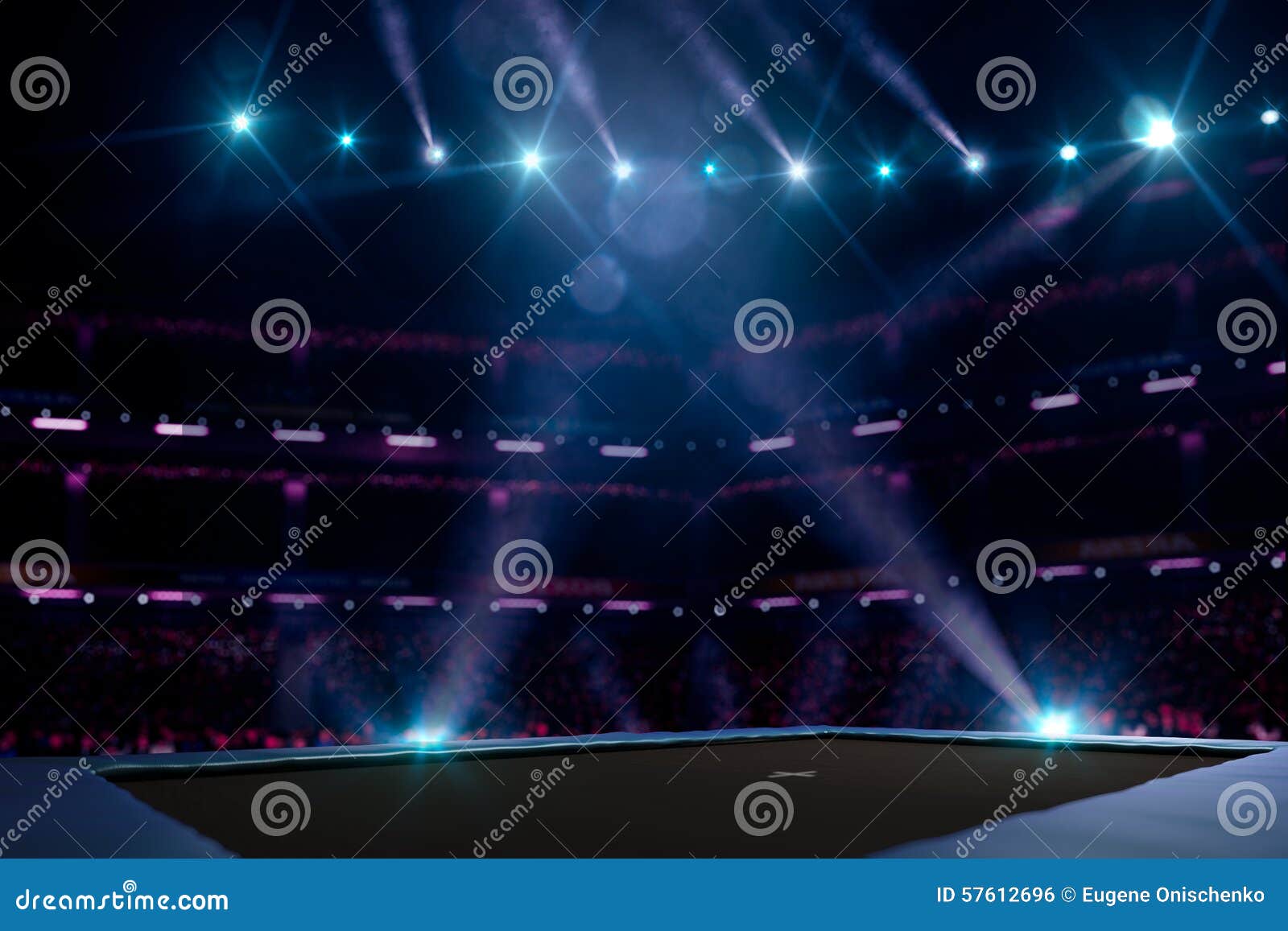 Background Jumping on the Trampoline Stock Photo - Image of grass ...