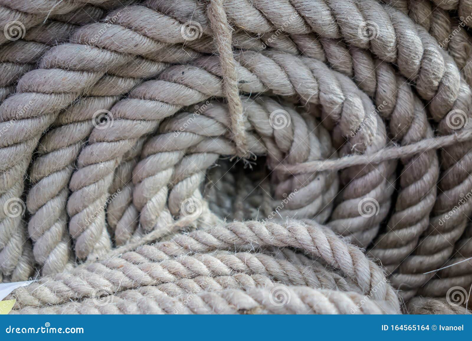 Background from Jute Products. Rope from Jute Fiber Stock Photo - Image ...