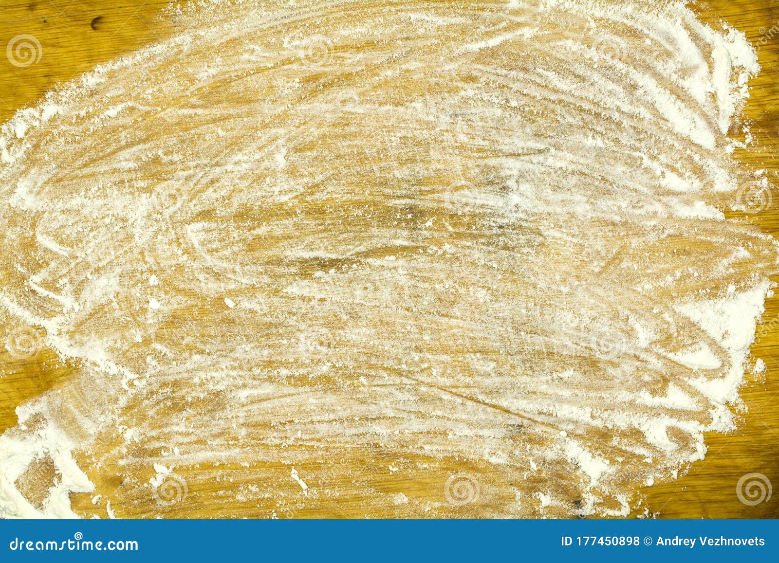 Background from a Kitchen Board with Flour Scattered on it Stock Photo ...