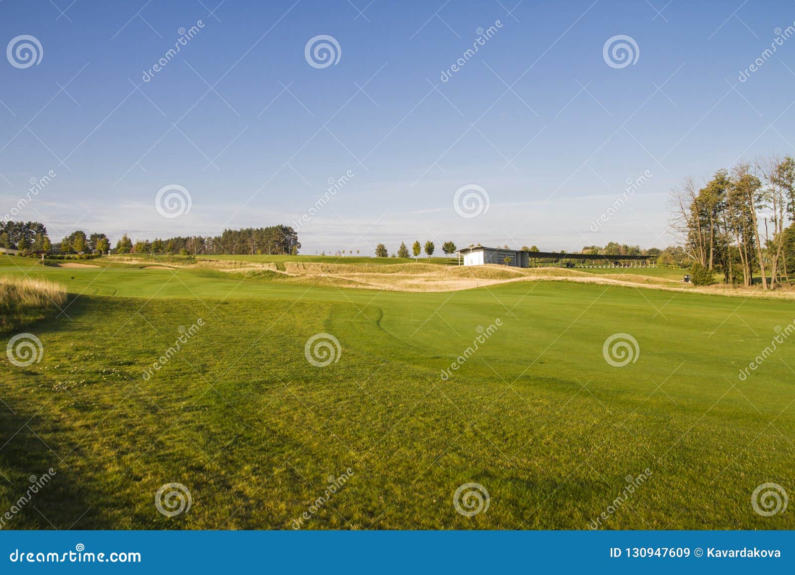 Background Landscape Golf Course Stock Image - Image of field, outdoor ...