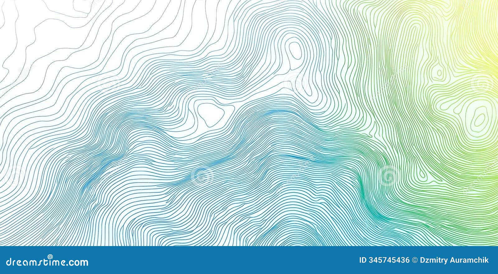 Landscape Geodesy Topography Map Background. Line Texture Pattern ...