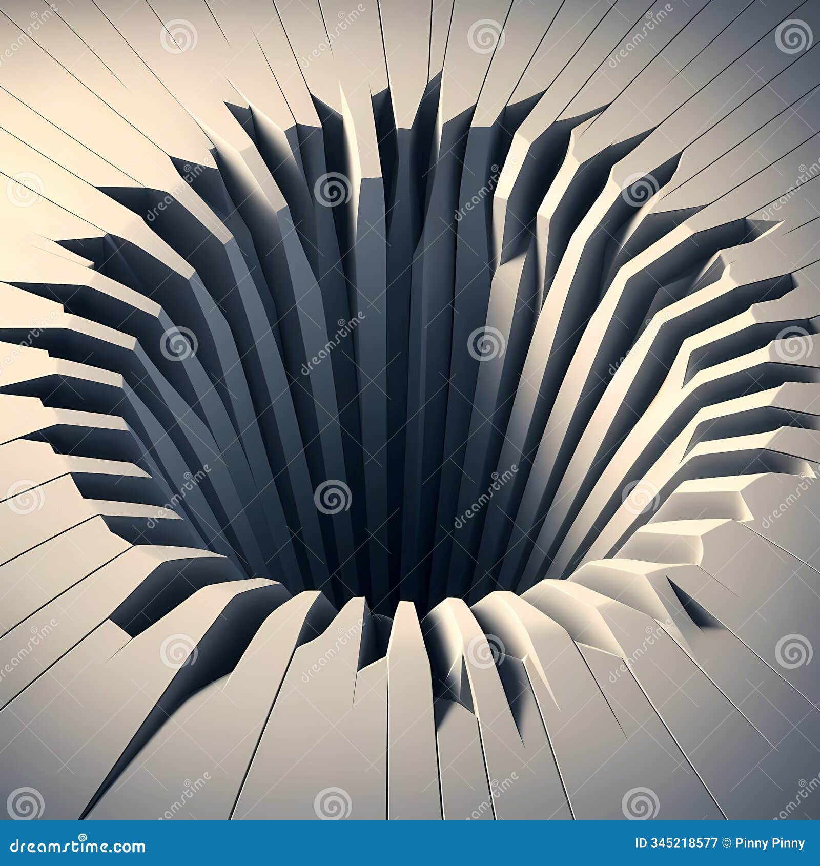 A Background with Large, Bottomless Hole, in the Middle of a Flat ...