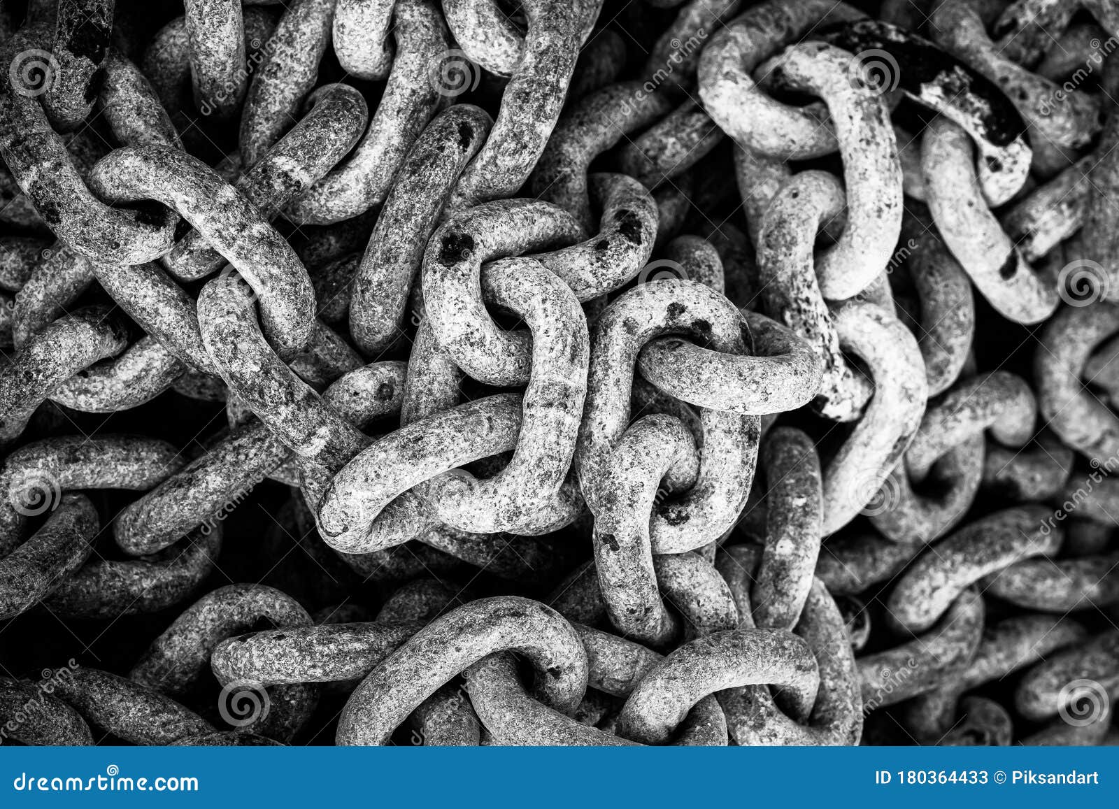Background with Large Metal Link Chain Stock Image - Image of texture ...