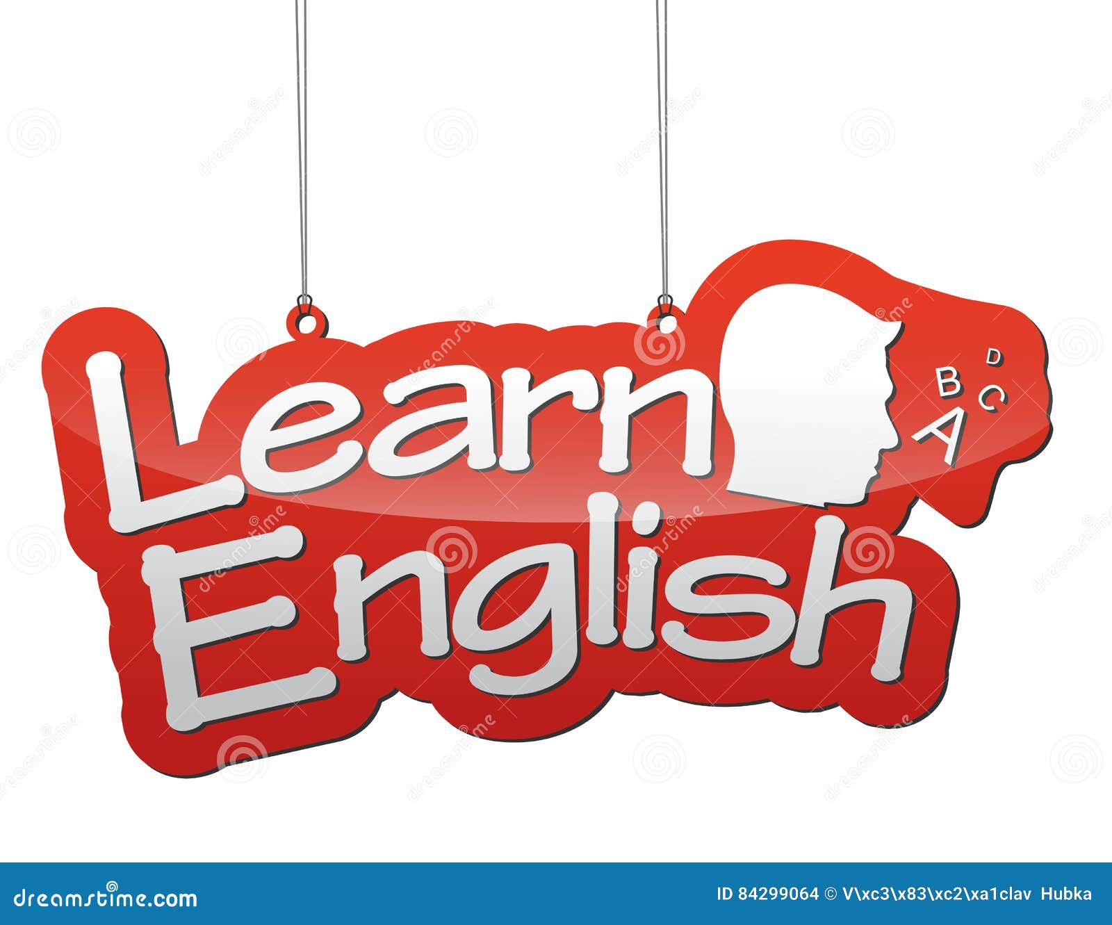 Background learn english stock vector. Illustration of hand - 84299064