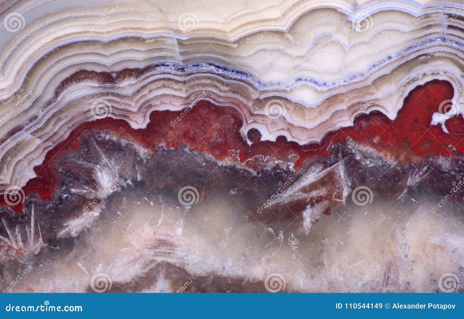 Red Line in Light Agat Texture Stock Image - Image of onyx, texture ...