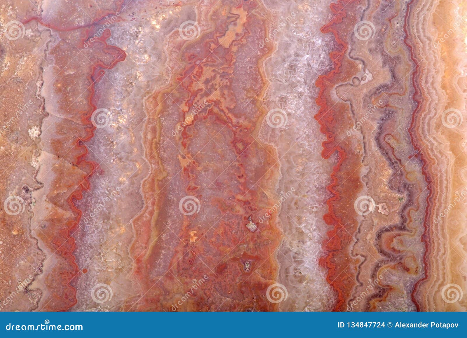 Red Strip Agate Mineral Texture Macro Stock Photo - Image of background ...