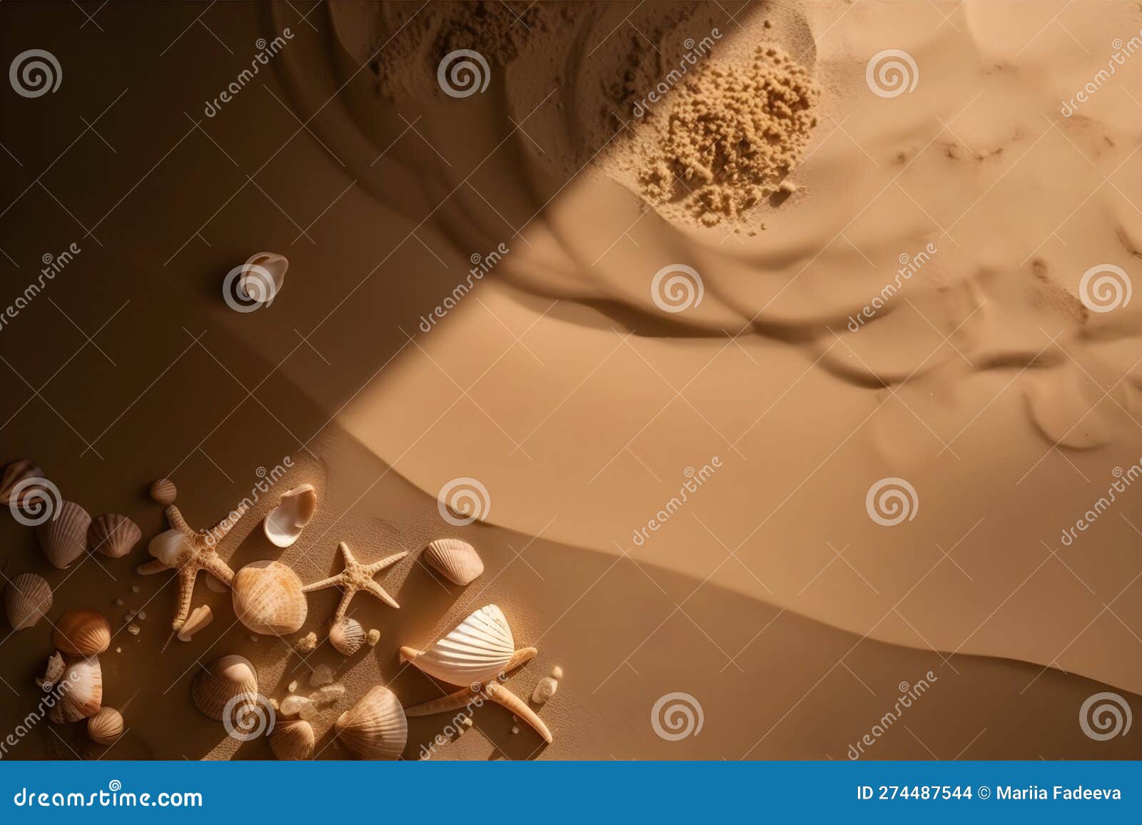 Background of Light Beach Sand with Space for Text. with Generative AI ...