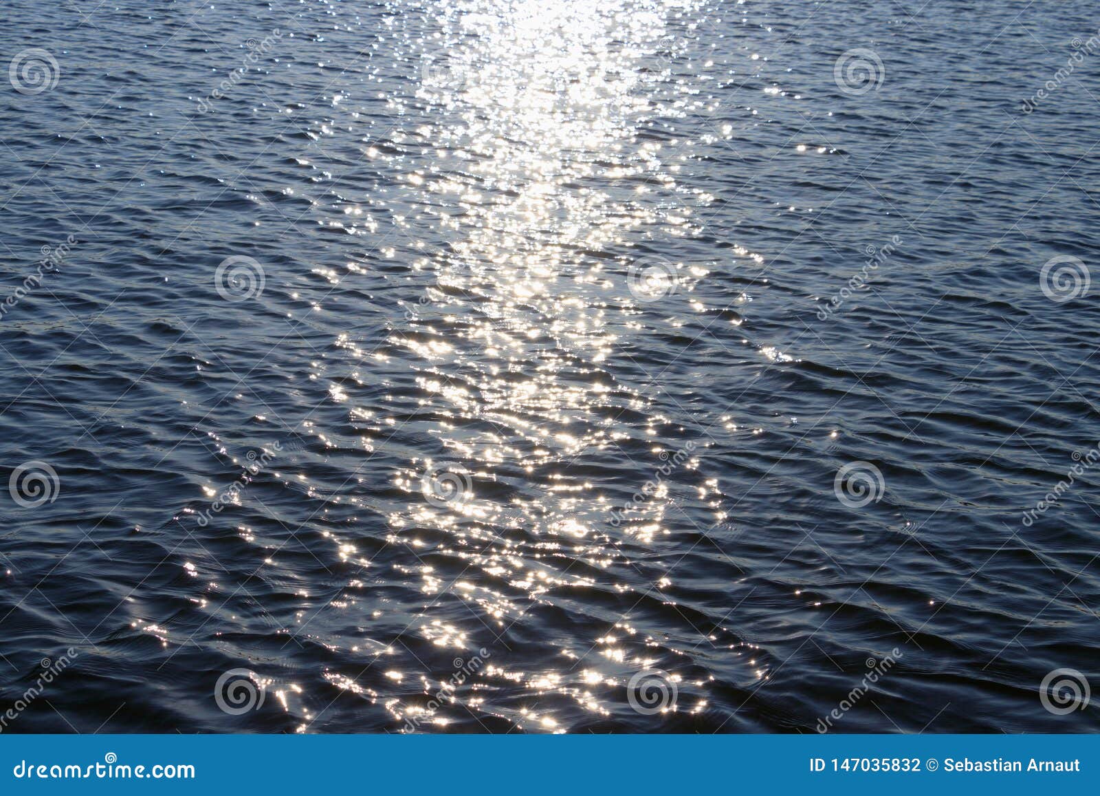 Background with Light Blips on Lake Surface Stock Photo - Image of ...