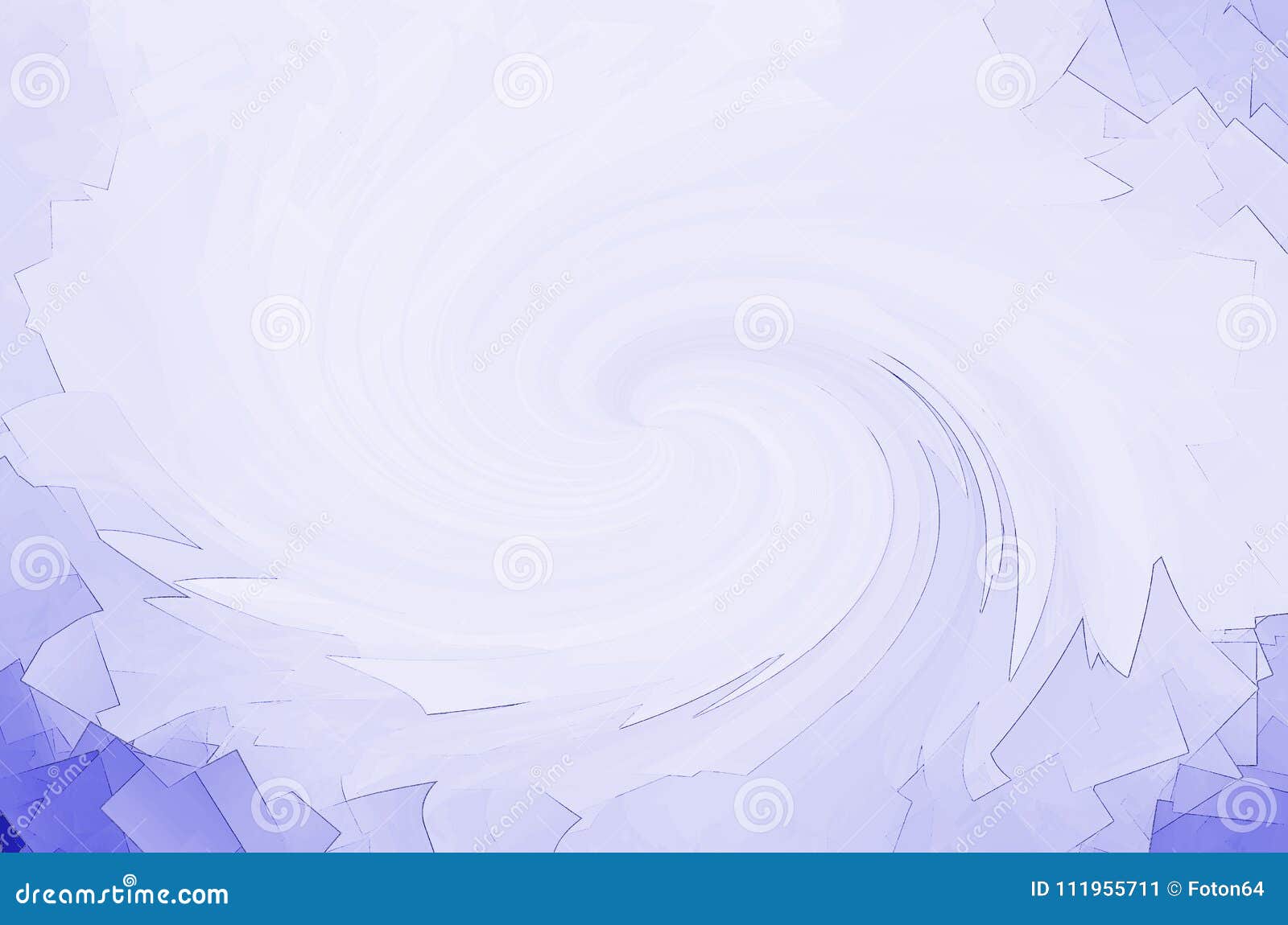 Light Blue Abstract Wave Drawing Stock Illustration - Illustration of ...