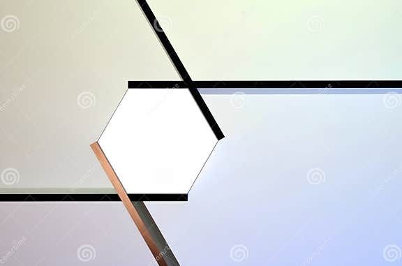 Background with Light Colors and Hexagonal Space Stock Photo - Image of ...