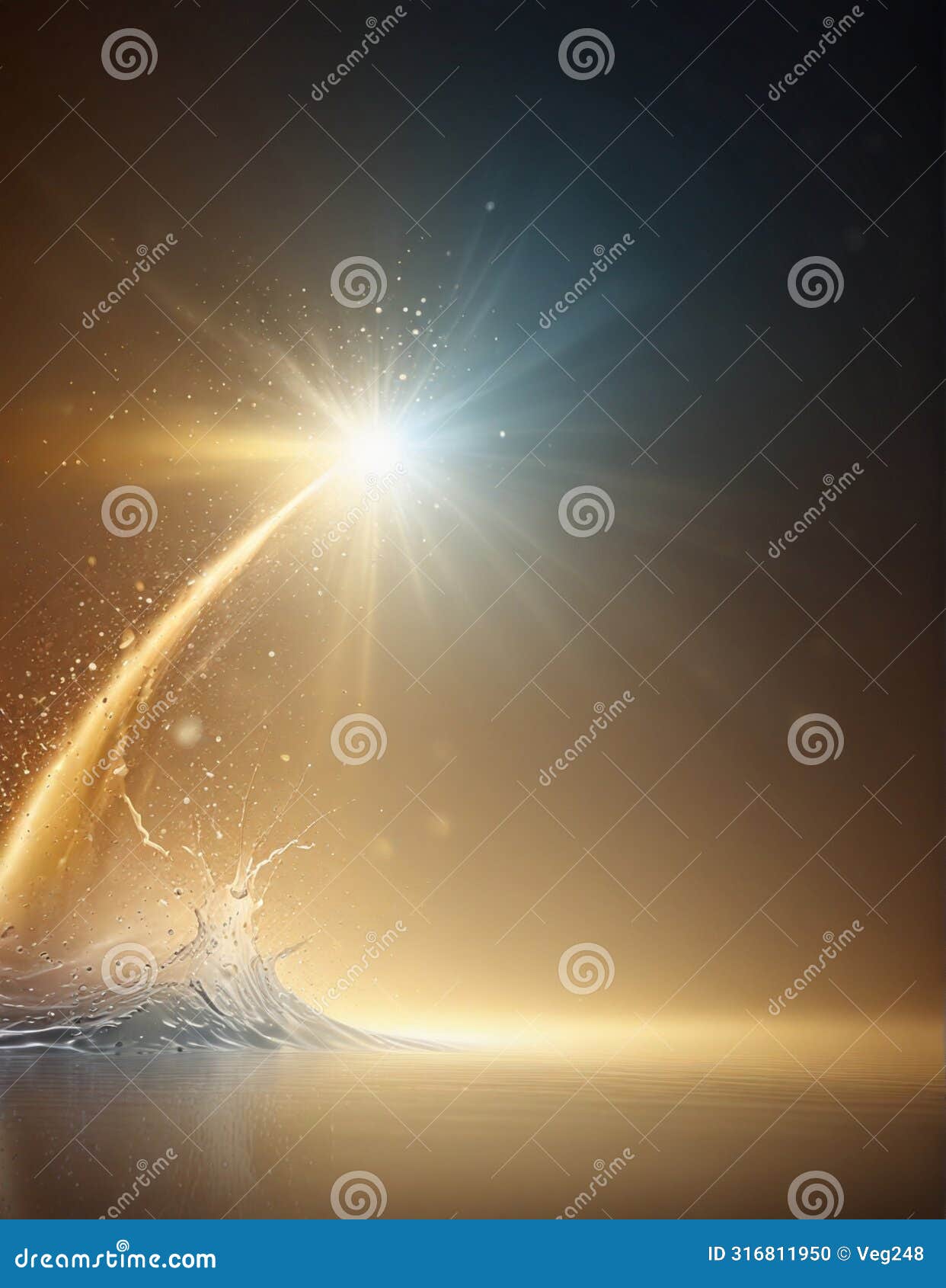 Background with Light Effect. AI Stock Illustration - Illustration of ...