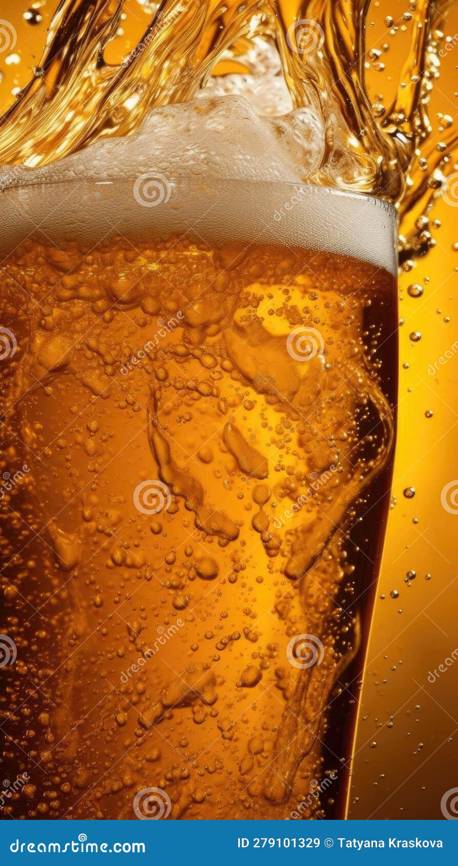 Background of Light Golden Beer Stock Illustration - Illustration of ...