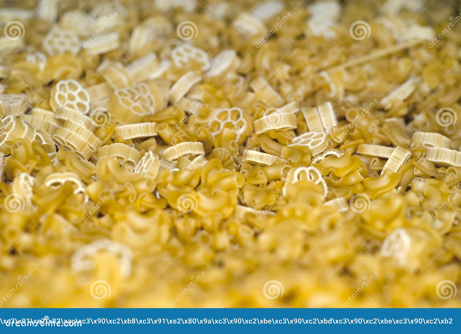 Background - Light Yellow Dry Pasta by Weight Stock Photo - Image of ...