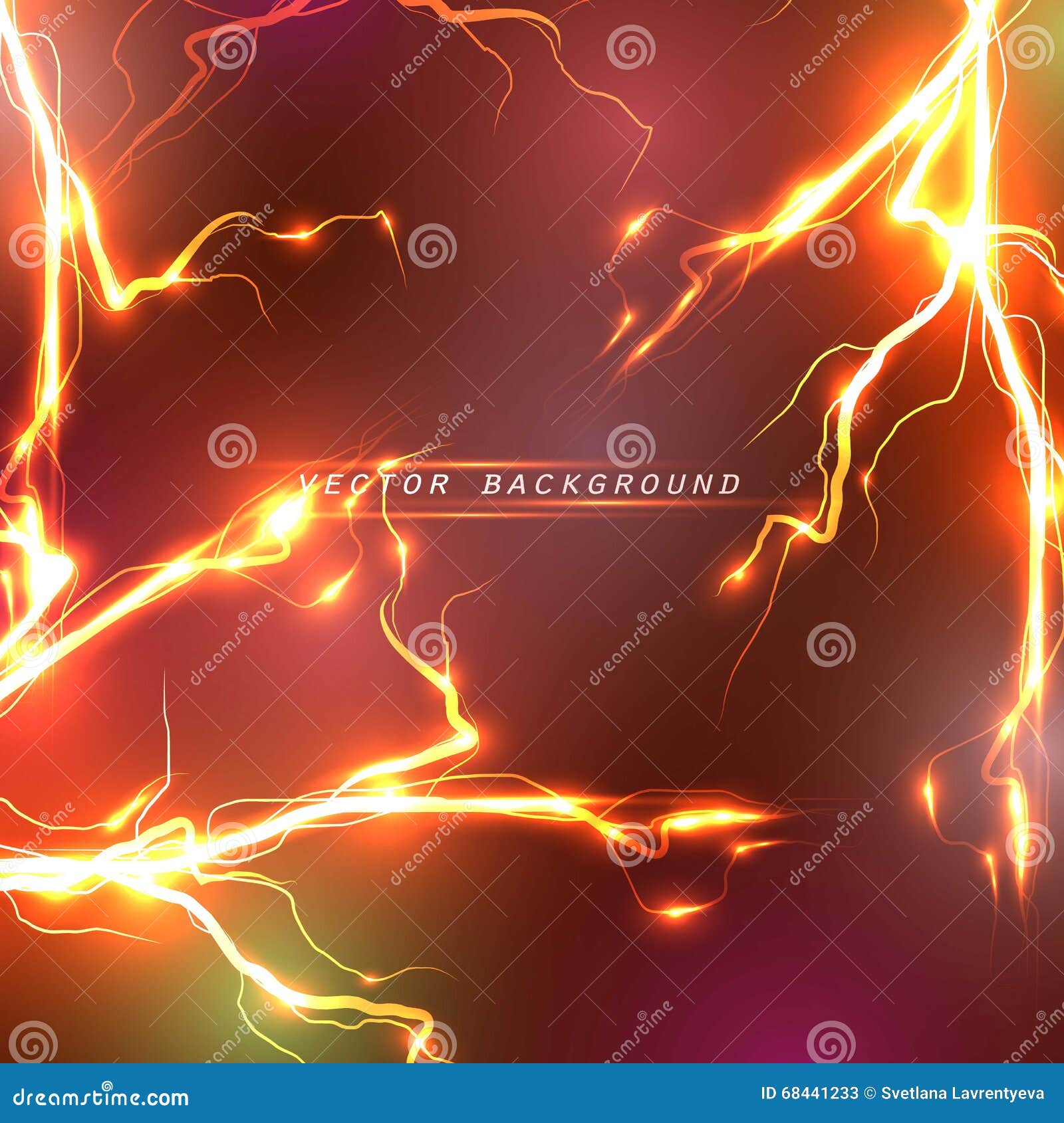 Background with Lightning. Bright Background Stock Vector ...