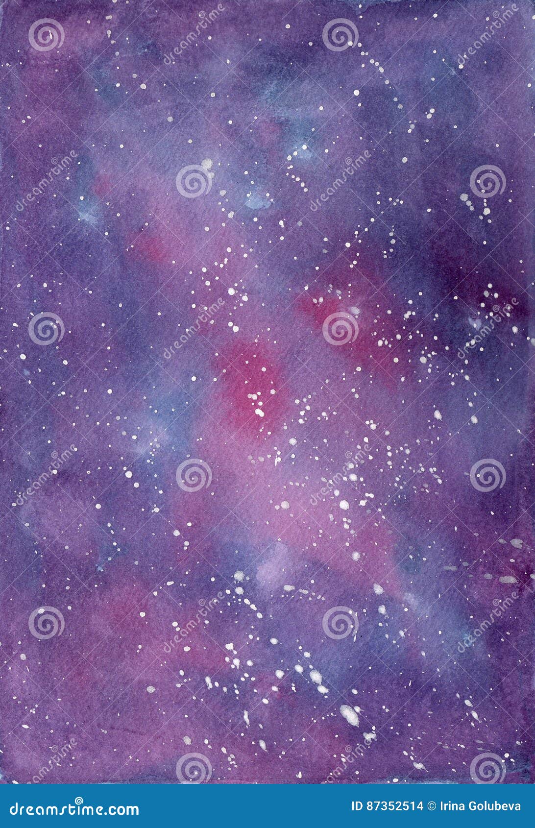 Background Lilac Space with Milky Way Stock Photo - Image of orbit ...