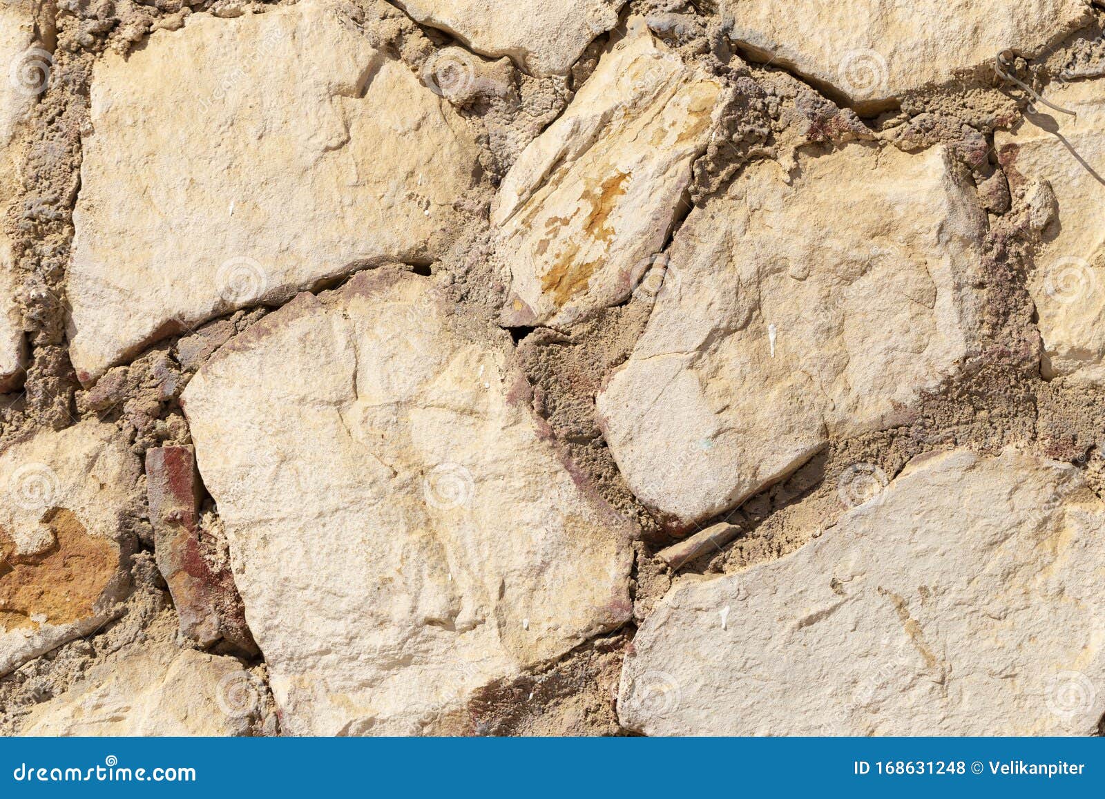 Background of Limestone Masonry. Stock Photo - Image of broken, concept ...