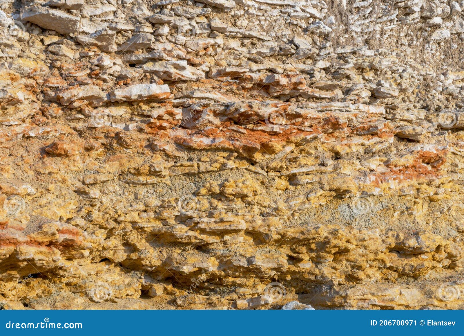 Limestone Sedimentary Rock Gargano, Italy Royalty-Free Stock Photo ...