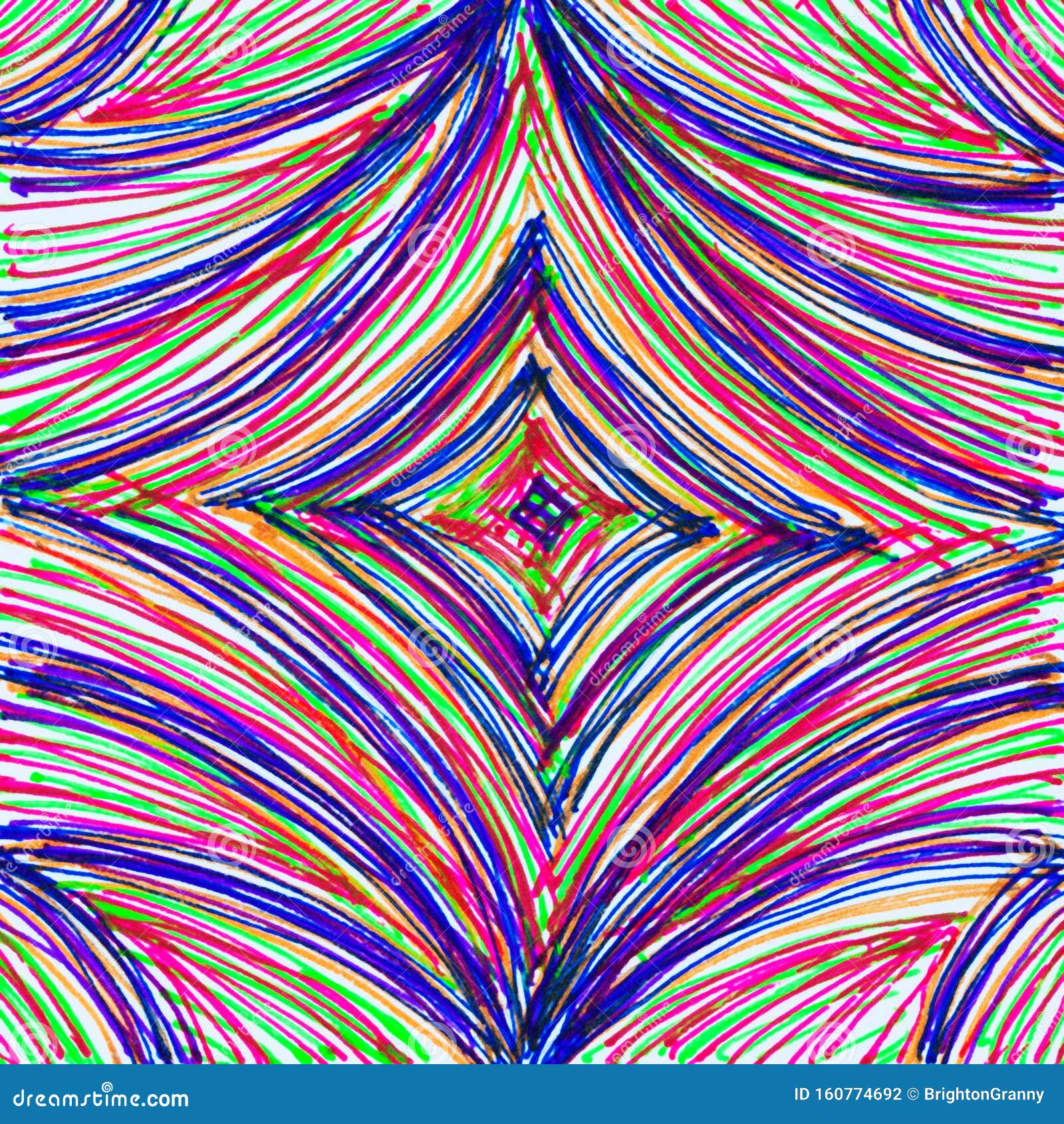 A Background of Lines Forming a Diamond Shape. Stock Illustration ...