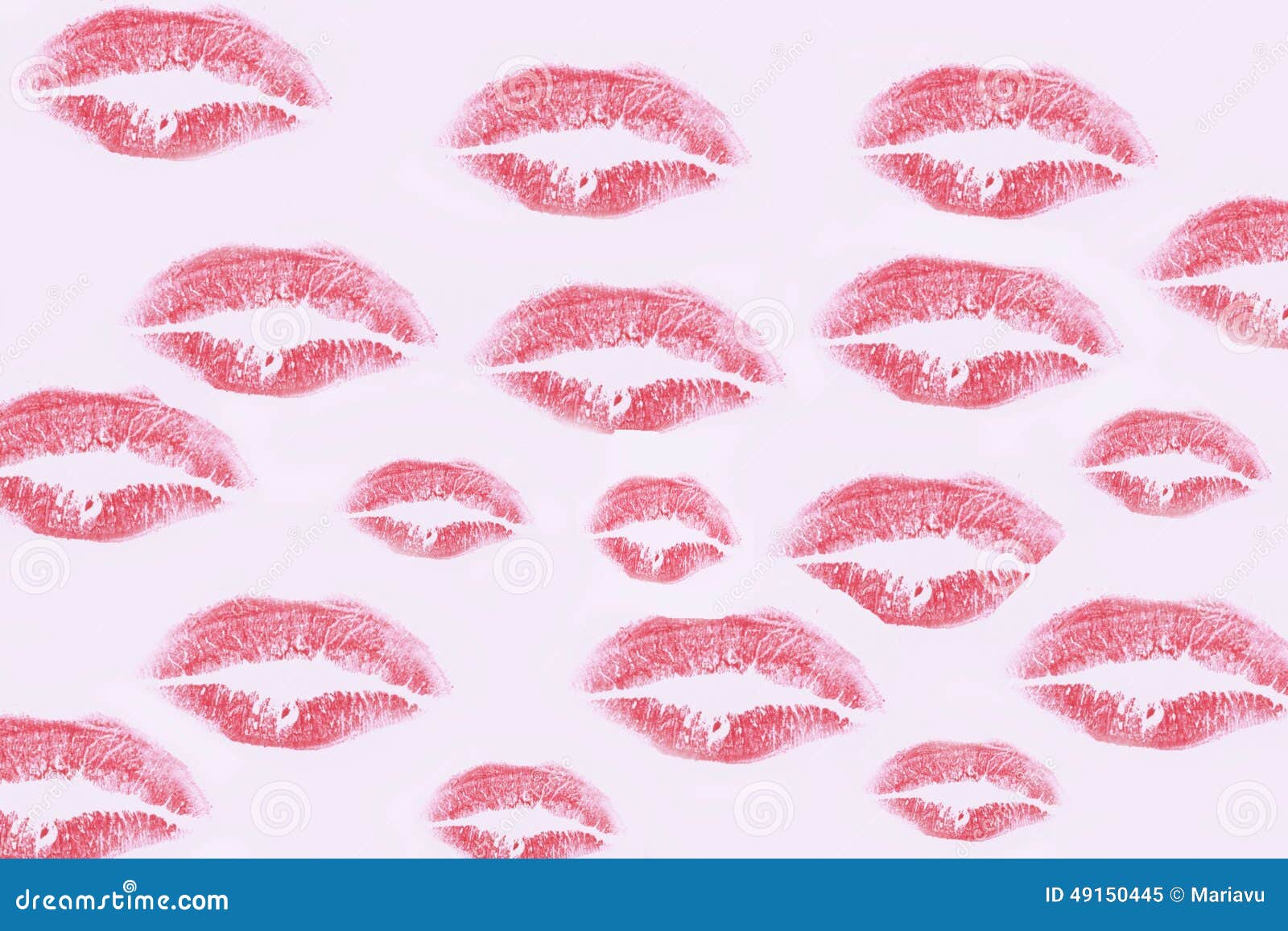Background of Lips & Kisses from Lipstick Stock Image - Image of ...