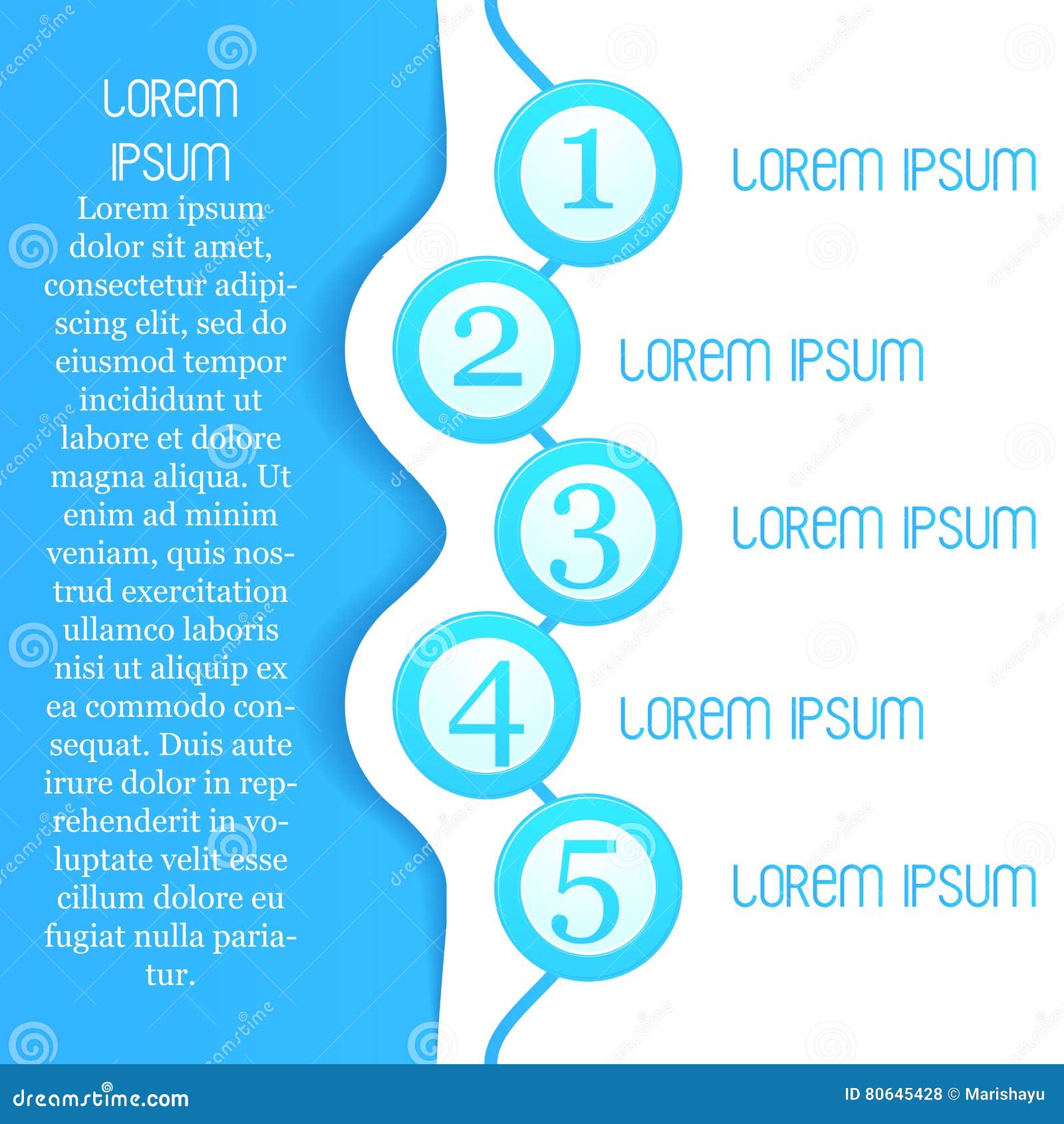 Background with List and Text Stock Vector - Illustration of production ...