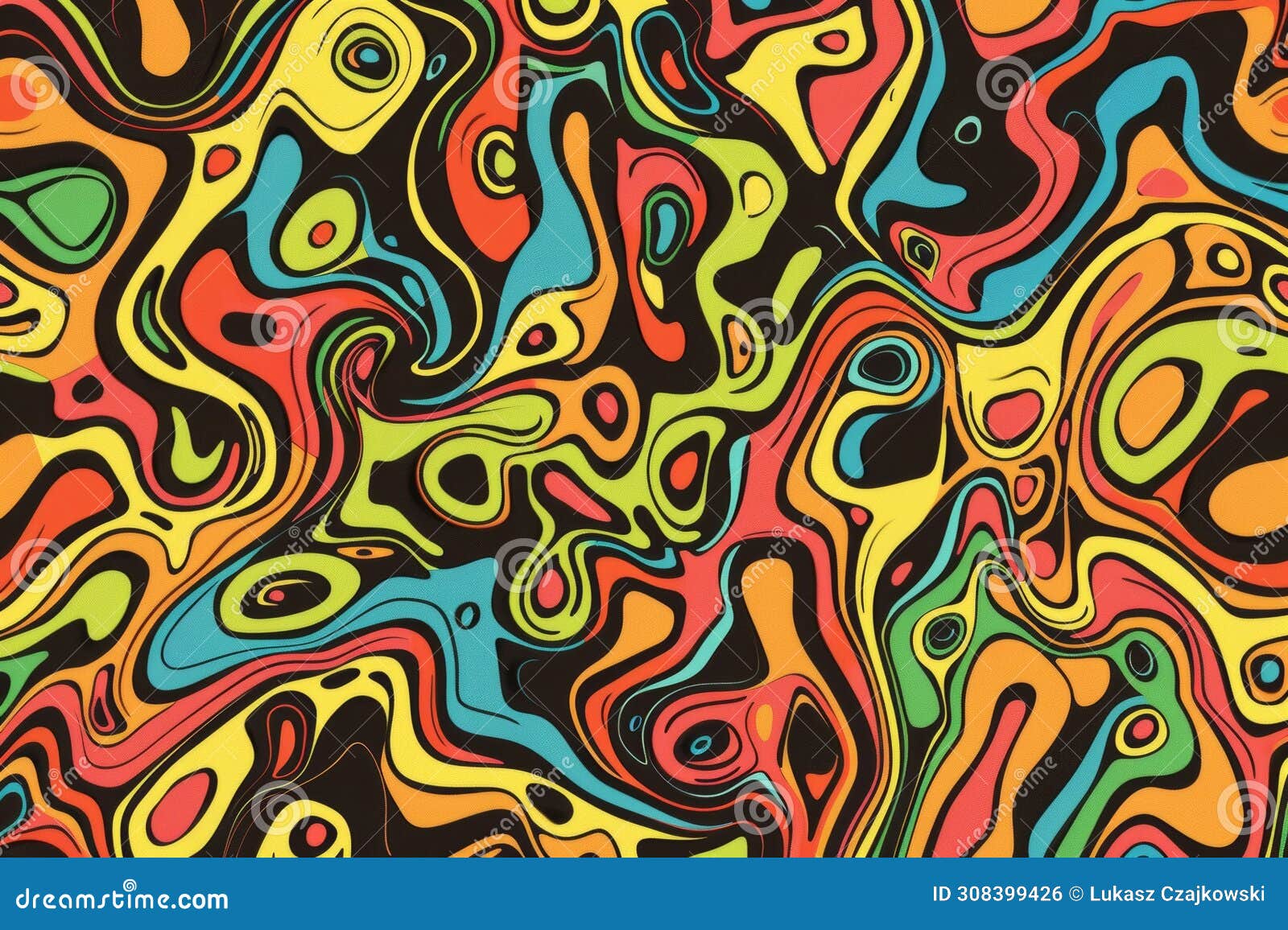 Vibrant Colorful Background with Various Hues. Generative AI Stock ...