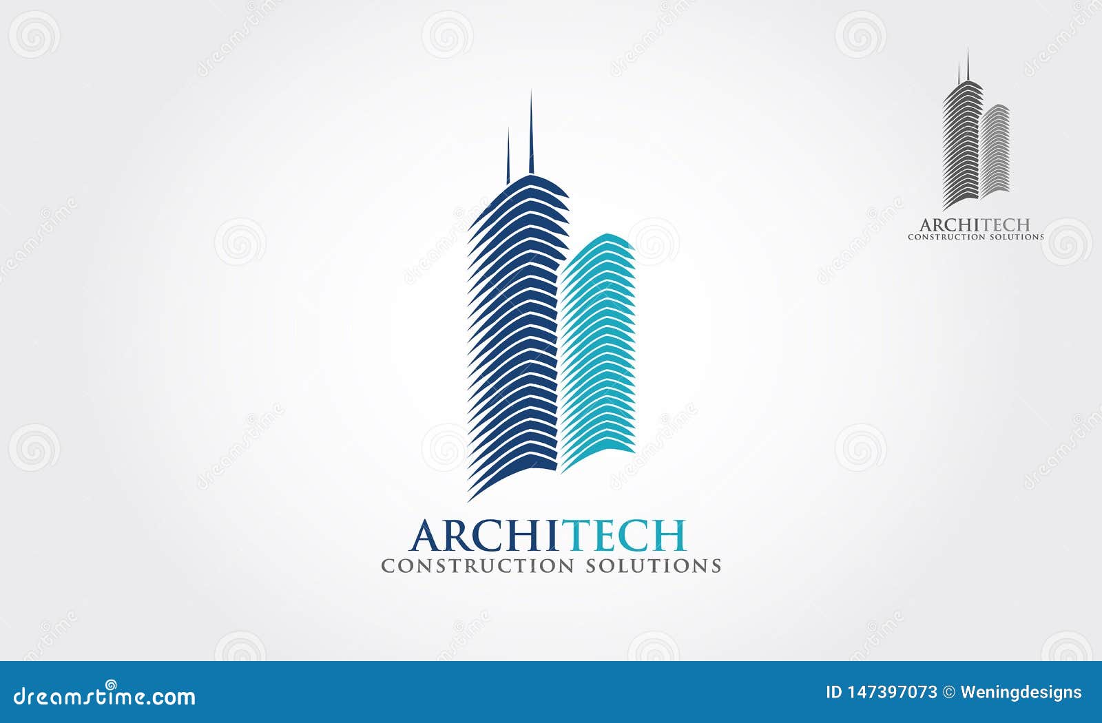 Architech Construction Solutions Vector Logo Template. Stock Vector ...