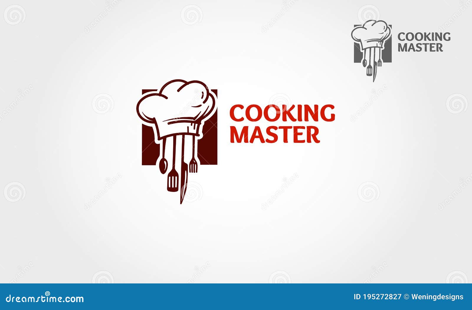 Cooking Master Vector Logo Template. Stock Vector - Illustration of ...