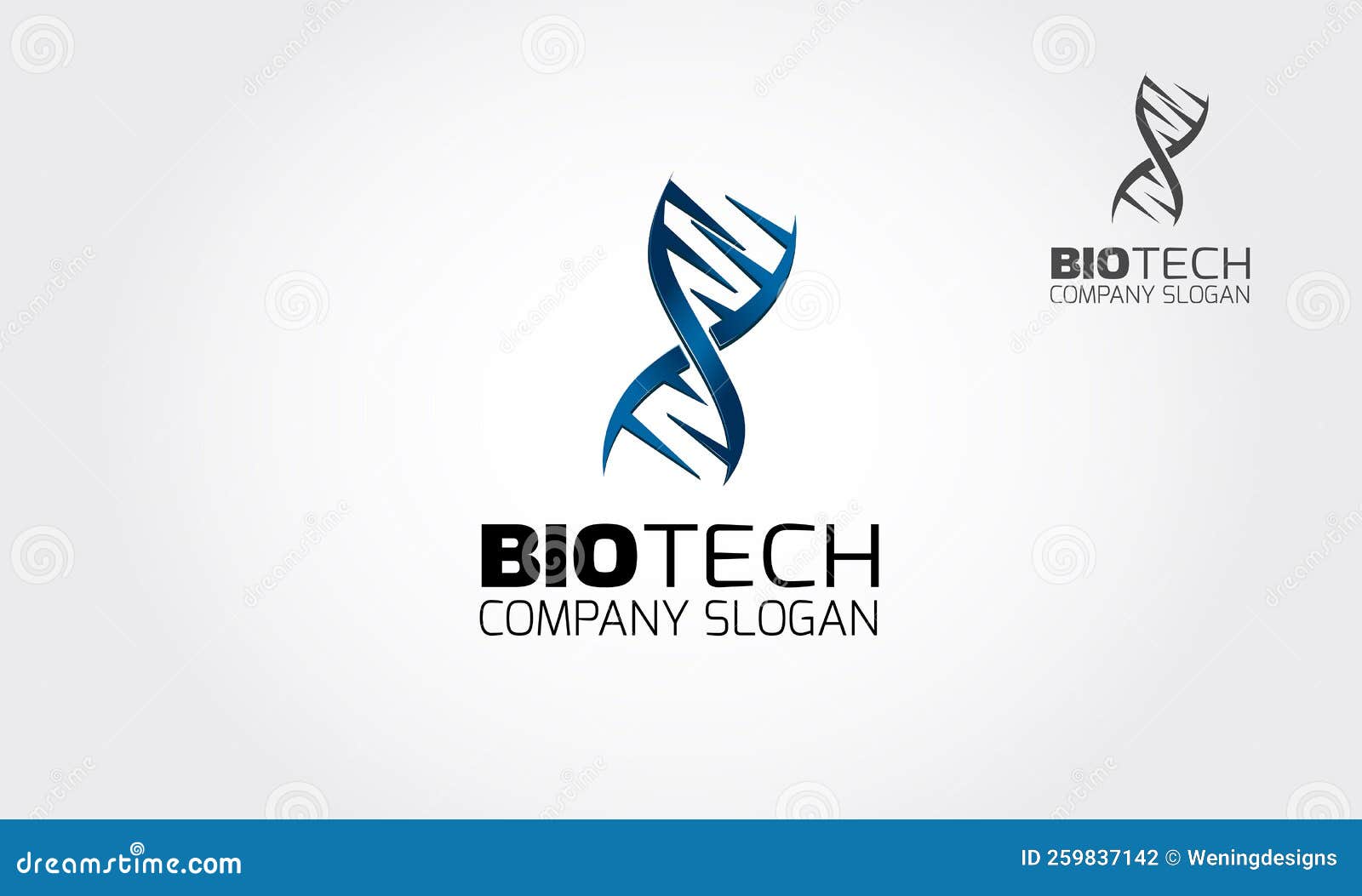 Biotech Vector Logo Template. Stock Vector - Illustration of human ...