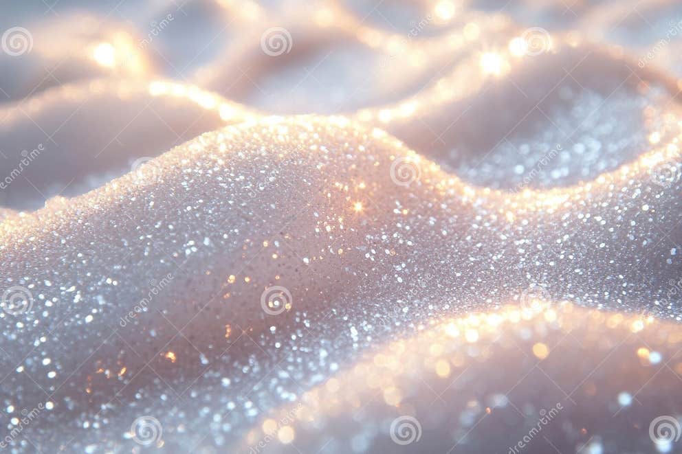 Background with a Lot of Glitter Reflecting the Sun and Creating ...