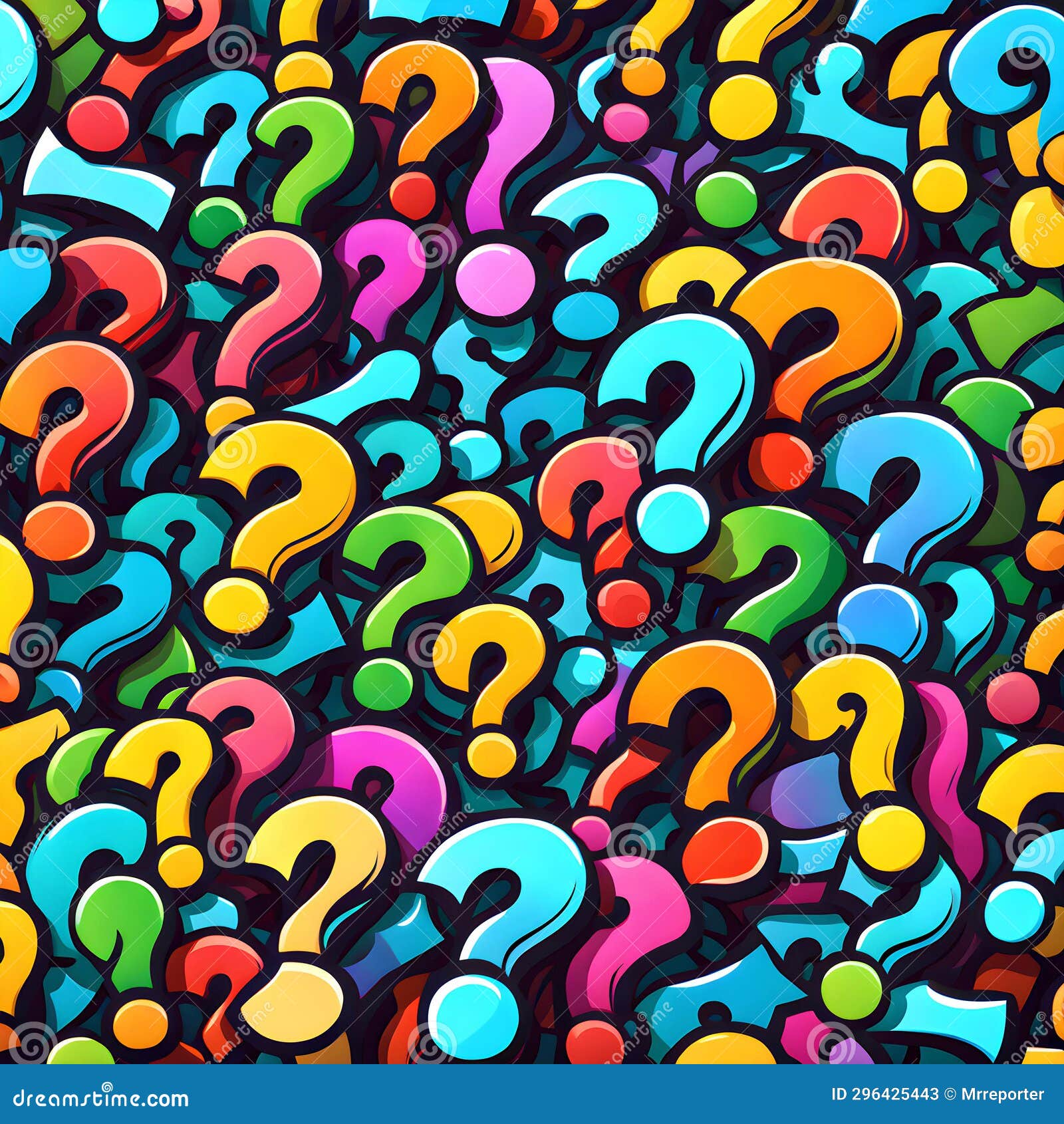 Graffiti Question Mark As Purple Bold Sign Vector Illustration ...