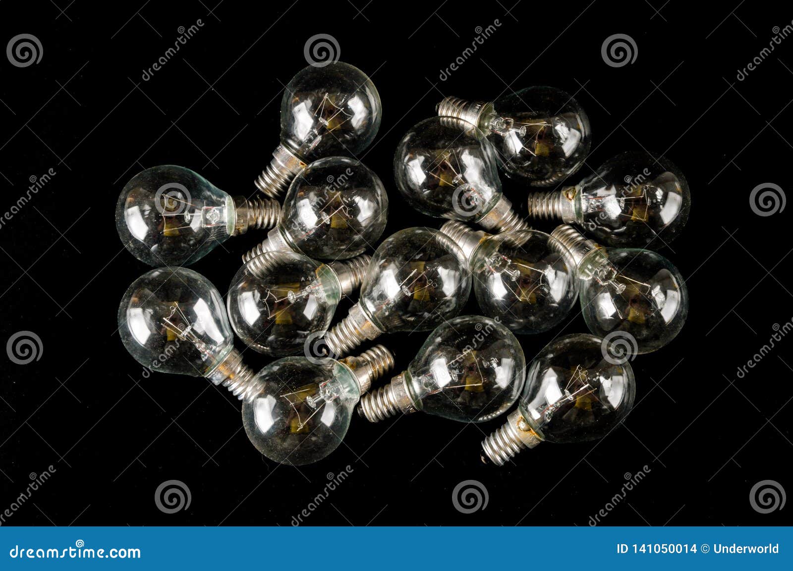Background with a Lot of Light Bulbs Stock Photo - Image of electricity ...