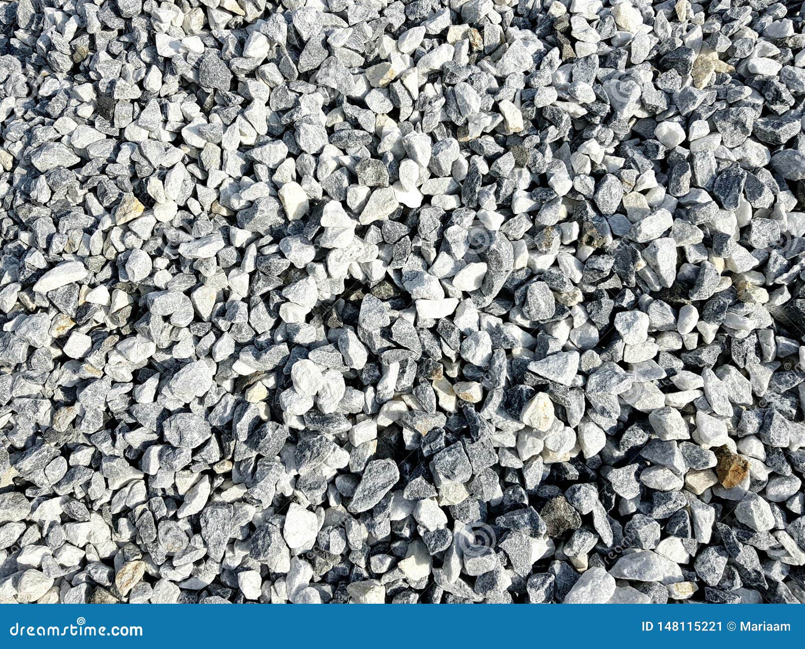 Construction Pebbles Background. Stones for Construction. Stock Image ...