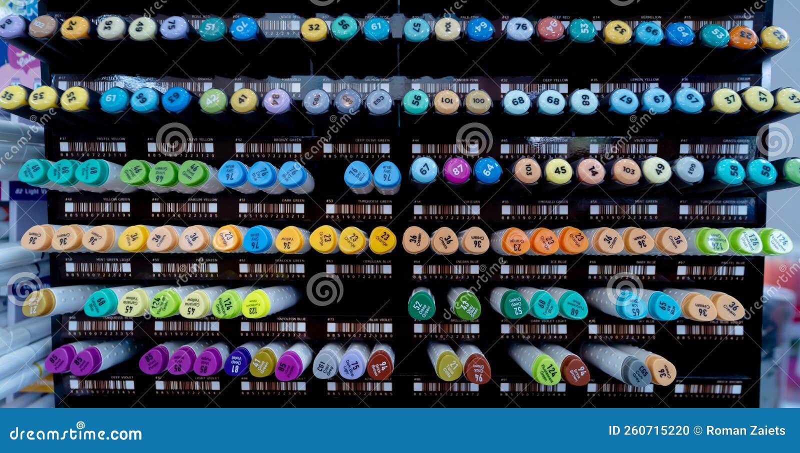 Background of Lots Assorted Colorful Marker Pen Set Stock Photo - Image ...