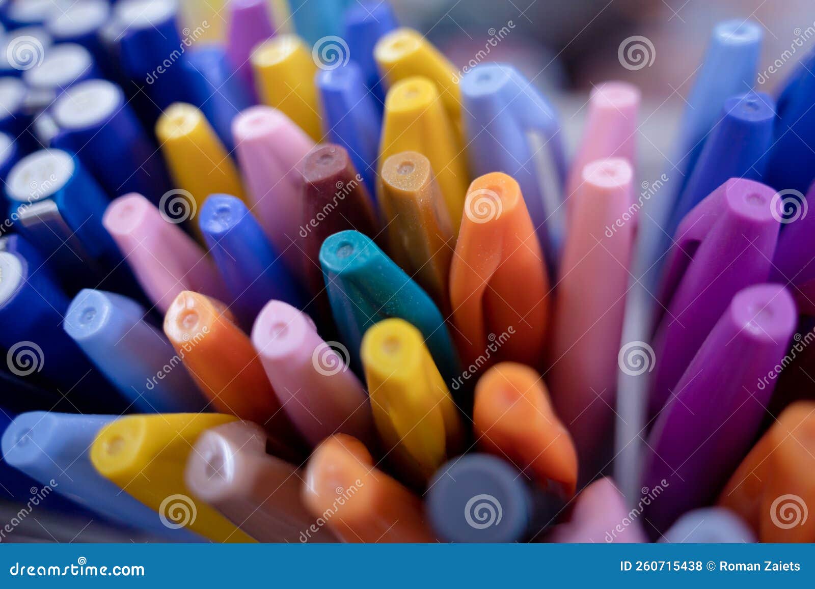 Background of Lots Assorted Colorful Marker Pen Set Stock Photo - Image ...