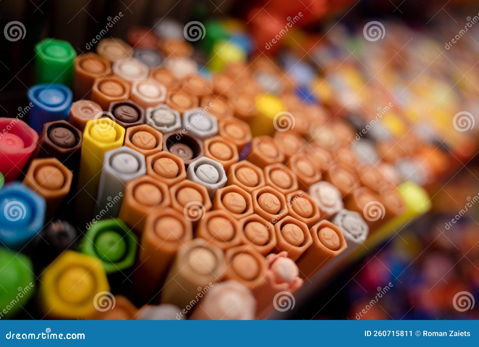 Background of Lots Assorted Colorful Marker Pen Set Stock Image - Image ...