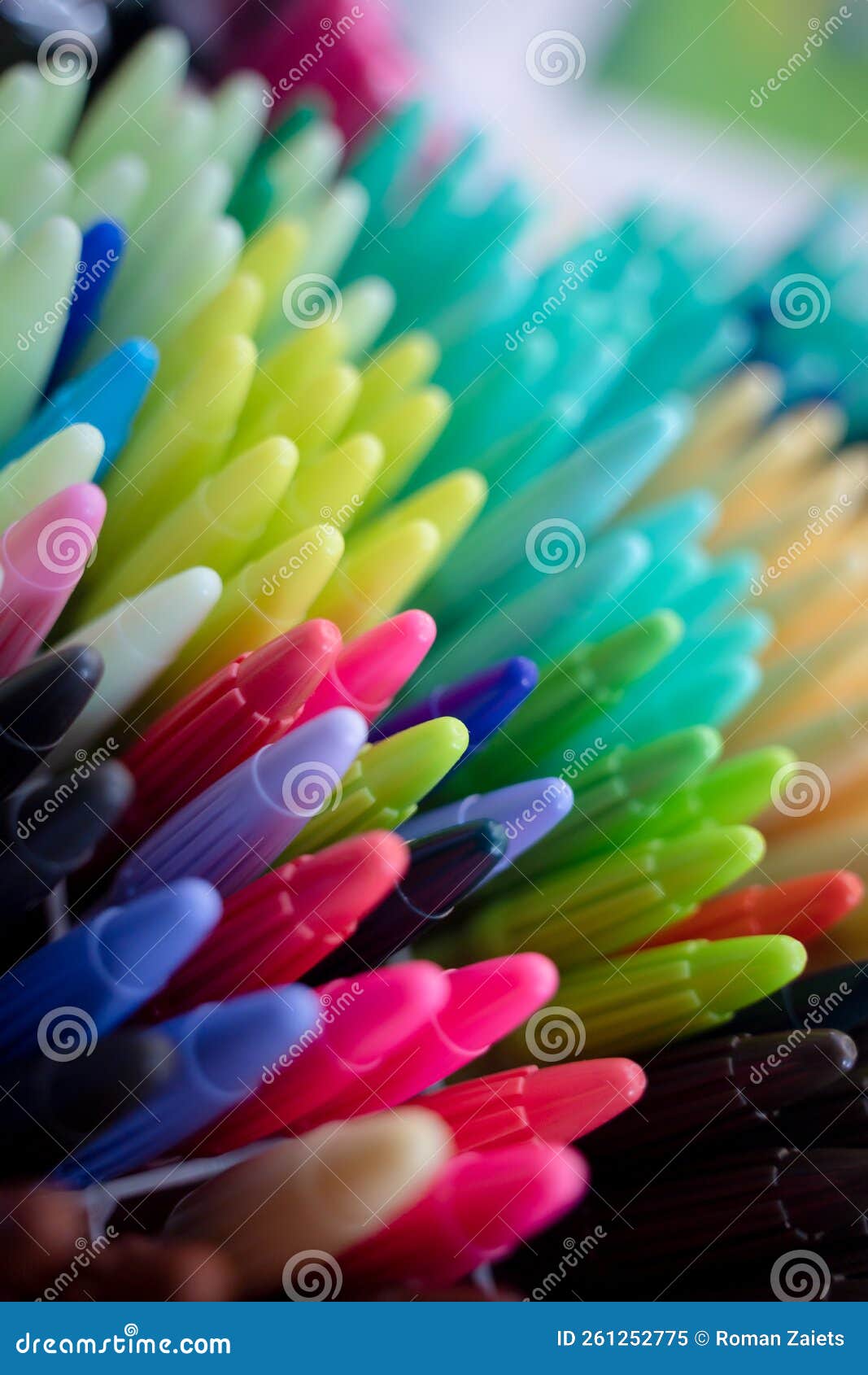 Background of Lots Assorted Colorful Marker Pen Set Stock Image - Image ...