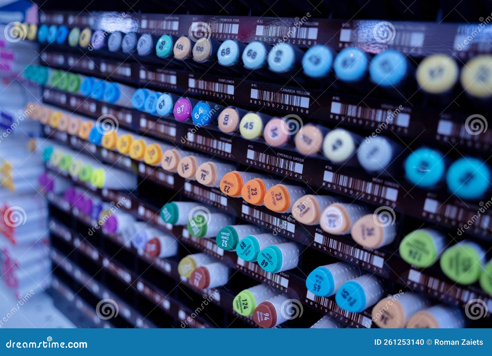 Background of Lots Assorted Colorful Marker Pen Set Stock Photo - Image ...